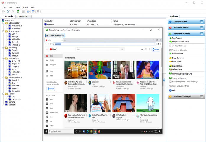 Computer Screen Monitoring Software - Capture Screenshots of Desktops ...