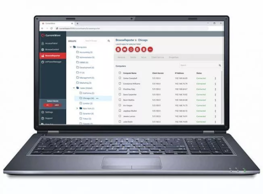 Employee Computer Monitoring Software - Central Console | CurrentWare