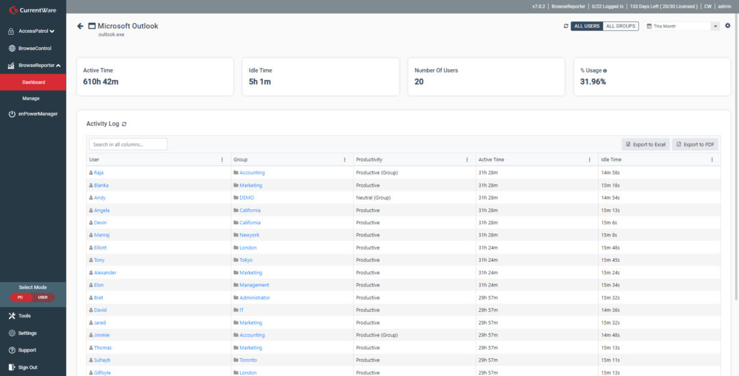 Audit Logs, Activity Drilldown, USB File Blocking Upgrades (v7.0.2)
