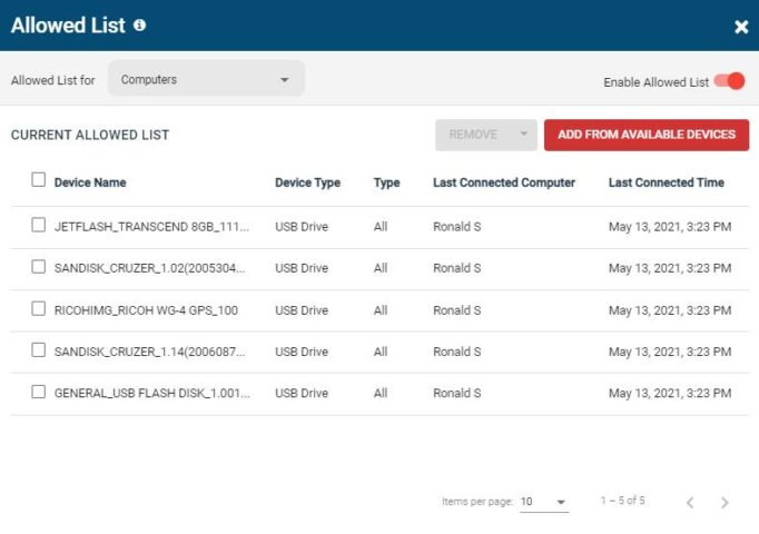 Grant Temporary Access to Blocked USB Devices | AccessPatrol